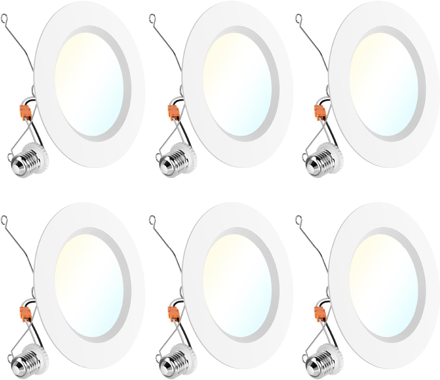 Sunco Lighting 6 Pack LED Recessed Lighting 6 Inch, High Brightness ...