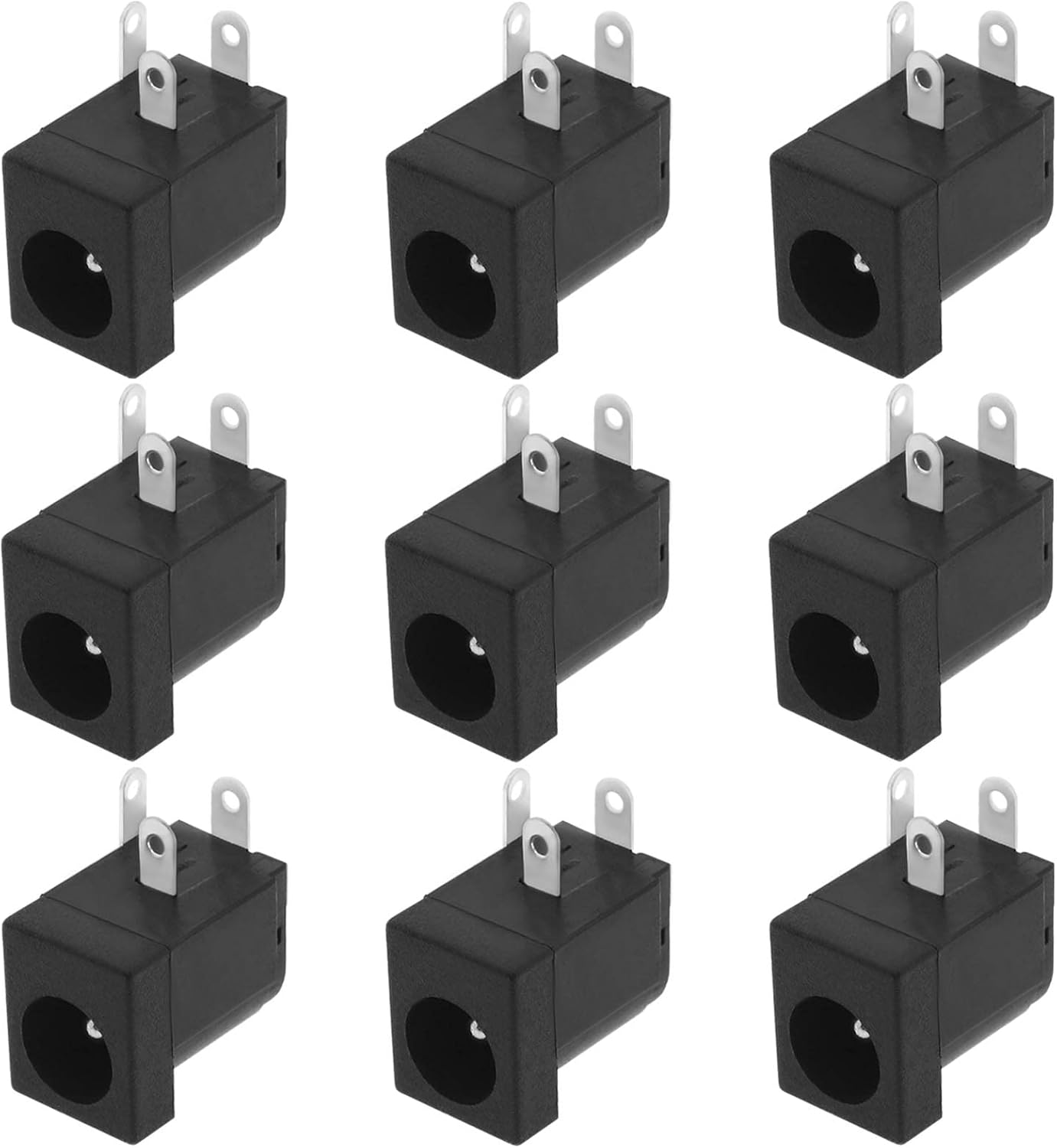 Amazon.com: 50Pcs DC 5.5x2.1mm PCB Mounting Socket Replacement 3 Pin ...