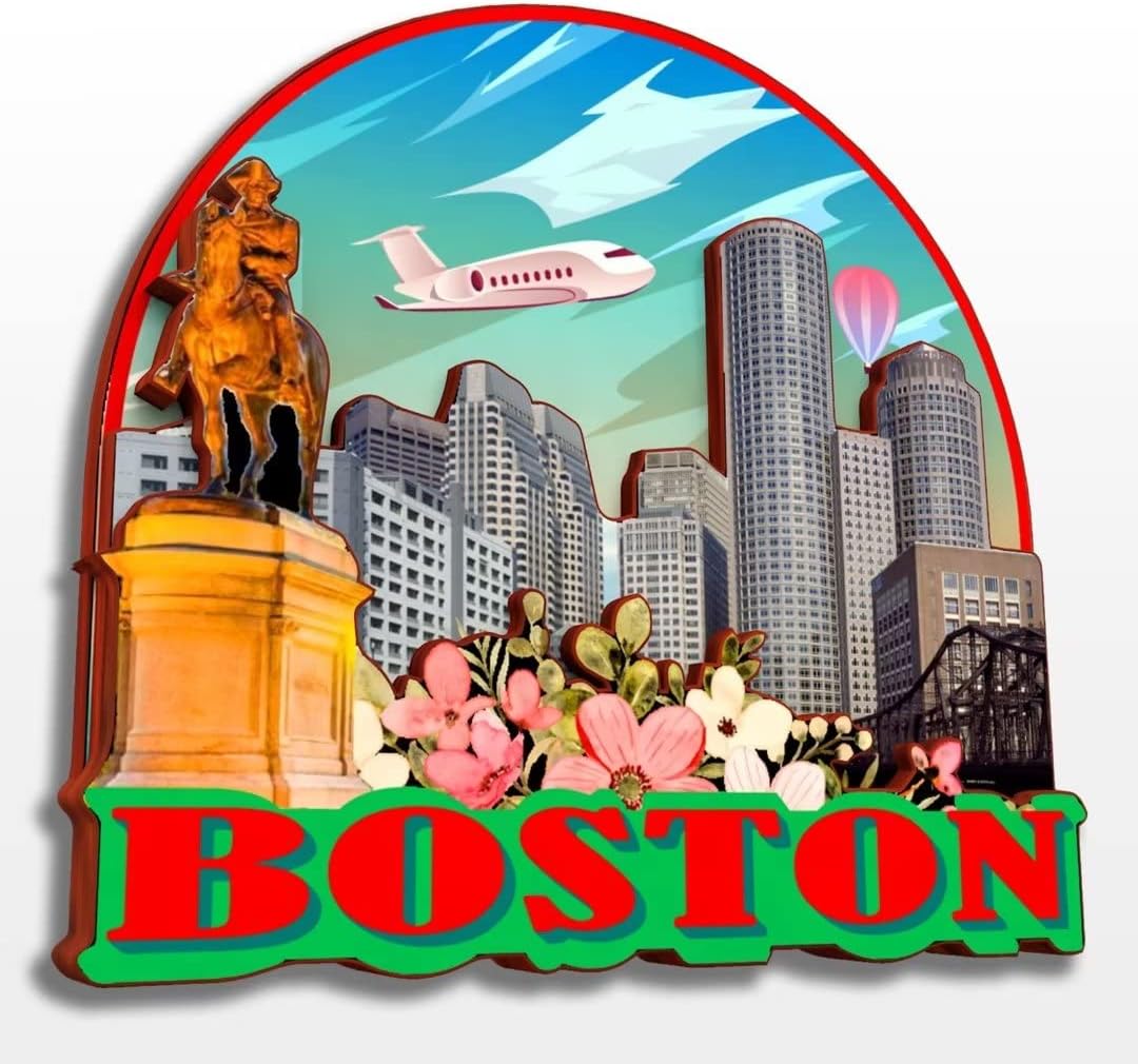 Amazon.com: Magnet Boston Massachusetts Paul Revere United States ...