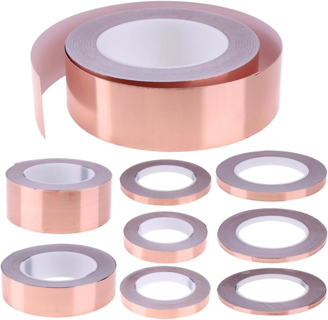 Amazon.com: KLVN 2pcs 20M 25M Copper Tape Snail Adhesive EMI Shielding ...