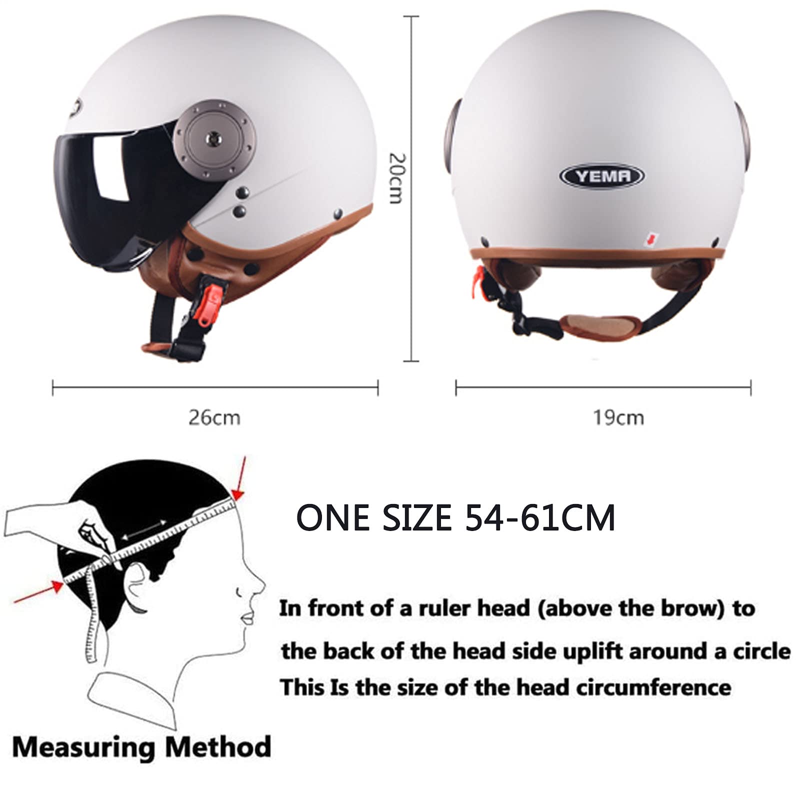 Qä ECE-N (XS): Auto, R P-Helm für Bn-Träger, MONACO Jet-Ht V, M-Helm, R ...