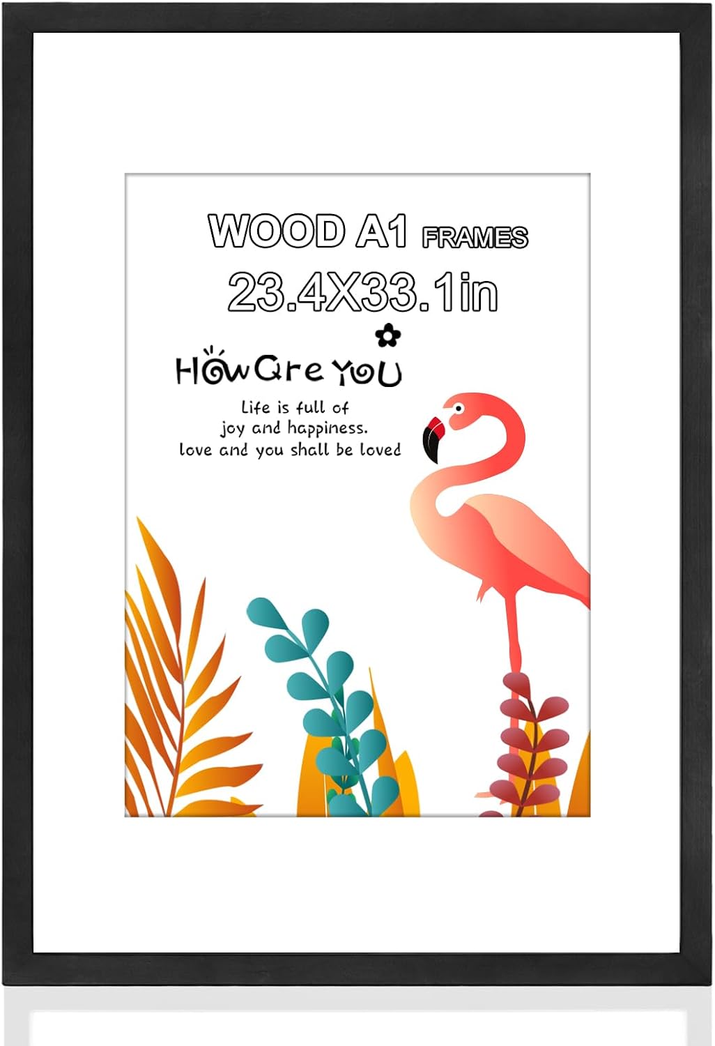 Amazon.com - A1 Poster Picture Frame,23.4x33.1(59.4X84.1cm) Natural ...