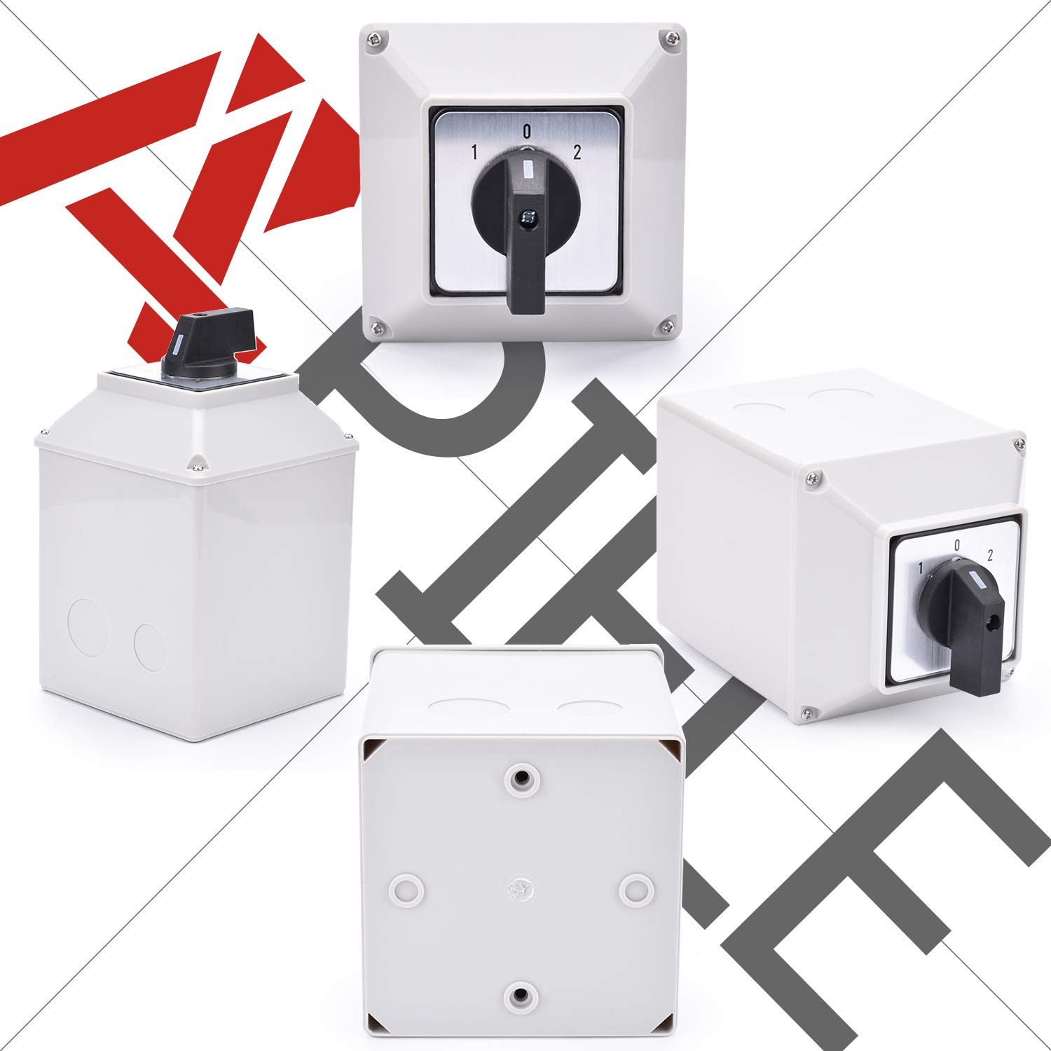 690V Electrical Switch APIELE 63A 3 Position Changeover Selector Switch ...