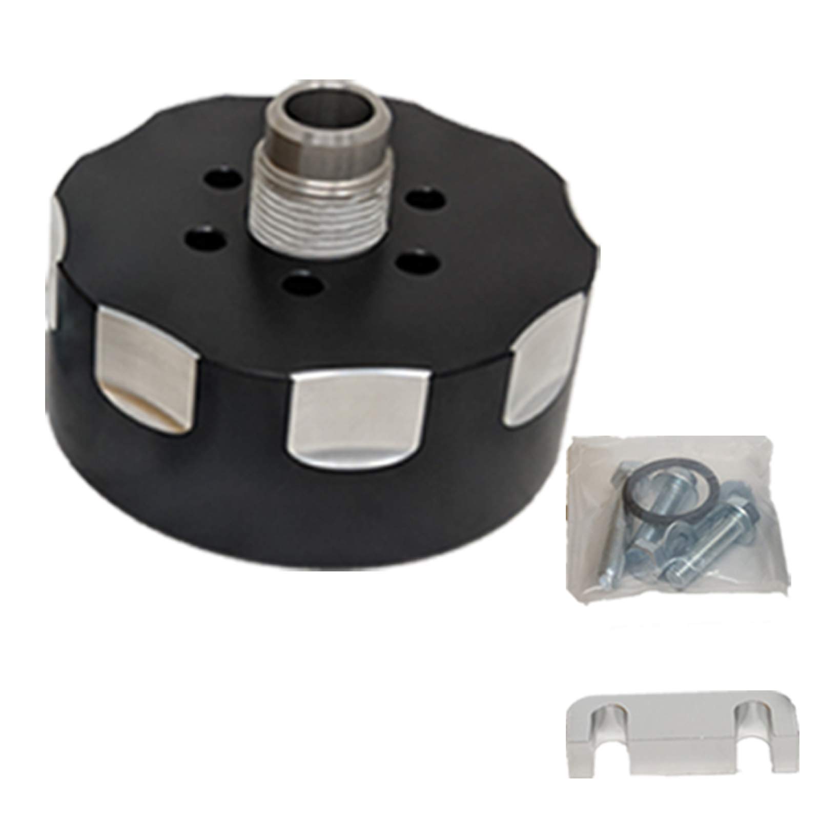 Amazon.com: Black Fuel Filter Adapter - Fits GM Duramax 6.6 6.6L Diesel ...