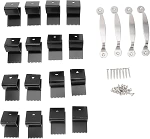 Hurricane Window Clip, Heavy Duty 16PCS Stainless Steel Hurricane Board ...