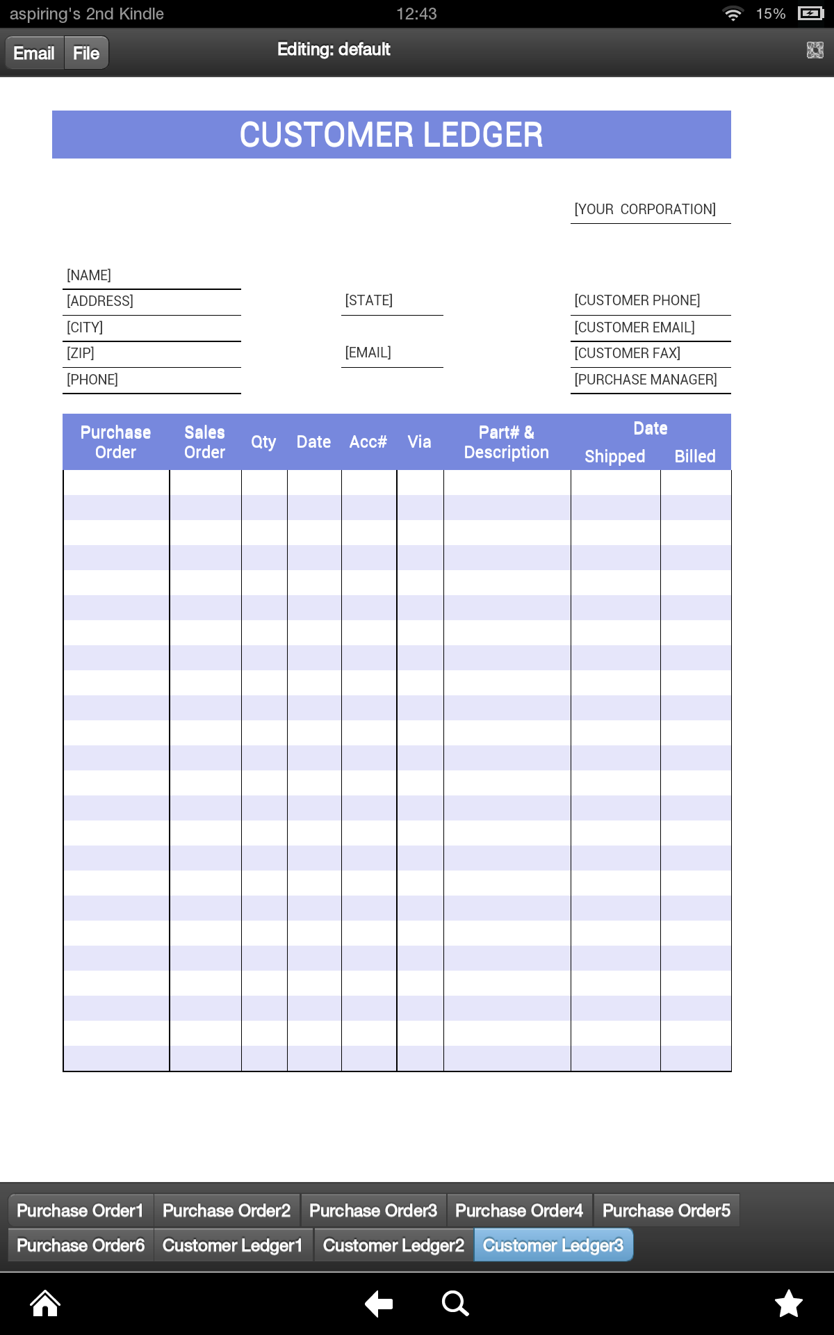 Customer Ledger - App on the Amazon Appstore