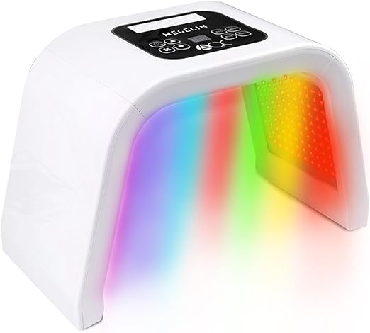 Amazon.com: Megelin 8 in 1 Colors LED Light Therapy Machine : Health ...
