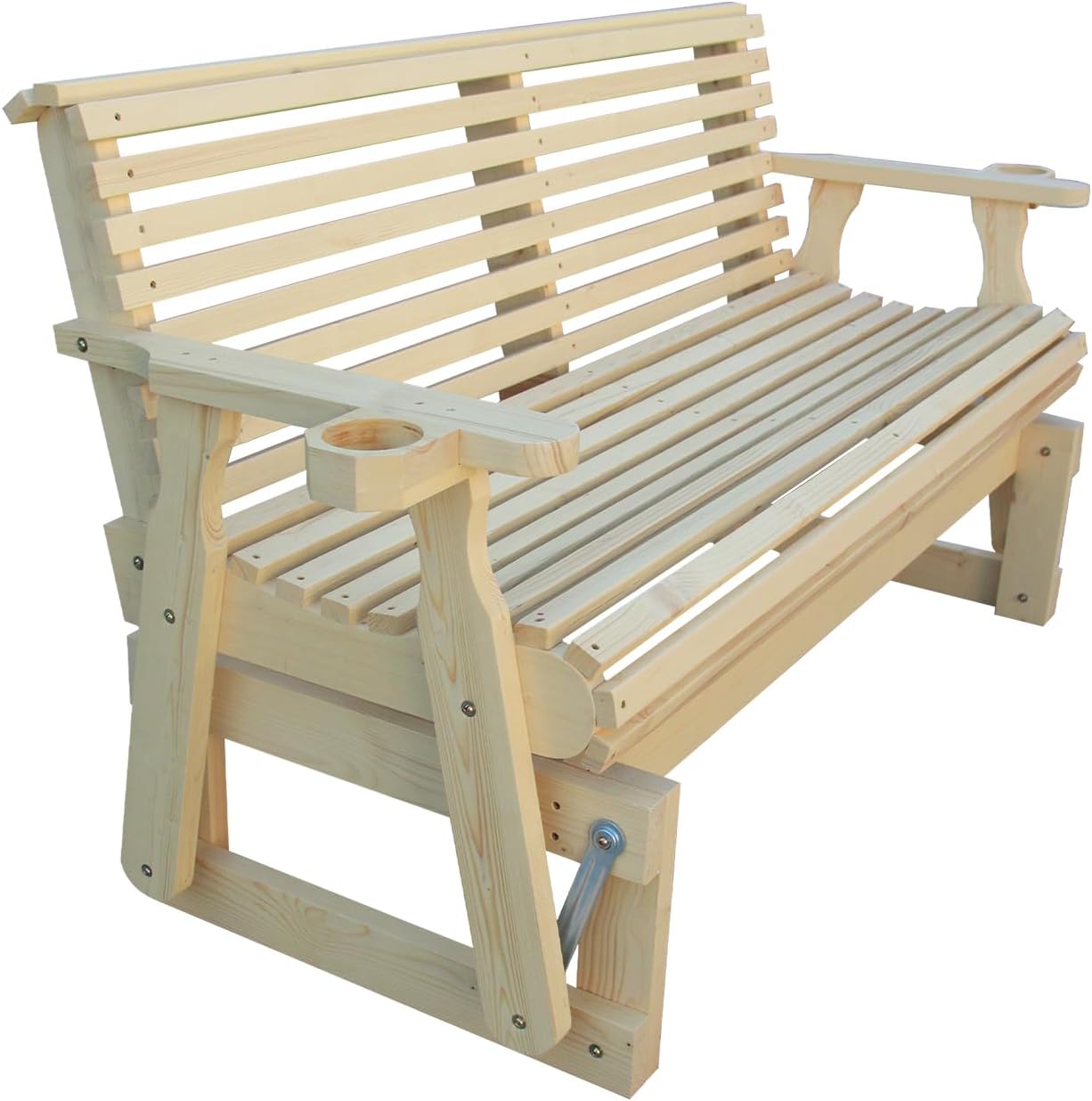 Amazon.com: YTGLEN 5FT Porch Glider Heavy Duty 800 LBS Roll Back ...