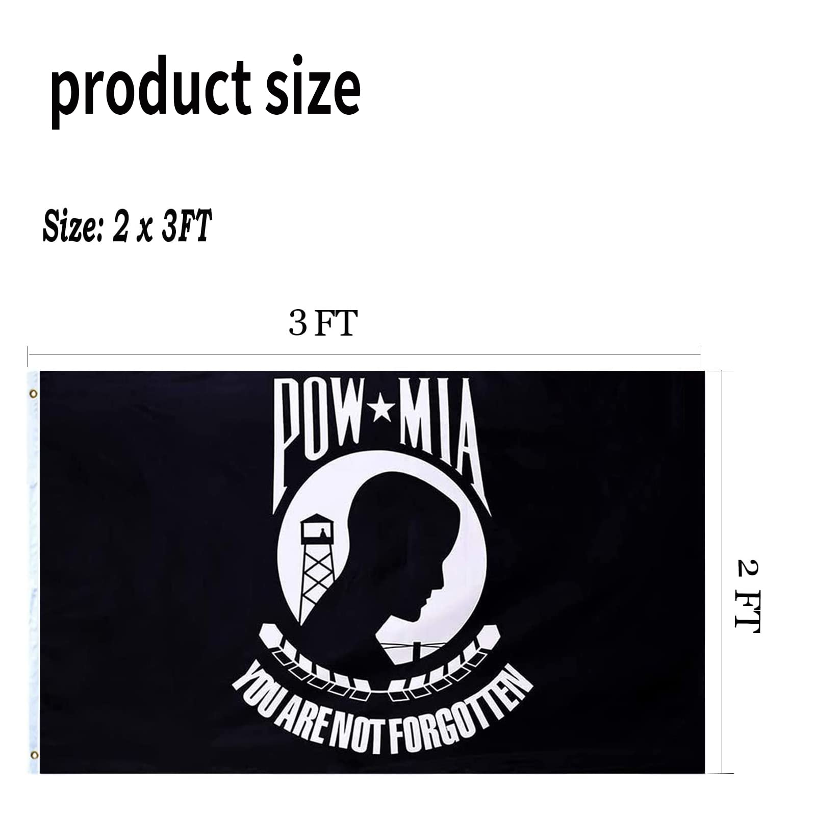 Snapklik.com : Mia Pow Flags 2x3 Outdoor Double Sided Pow Flags Heavy ...
