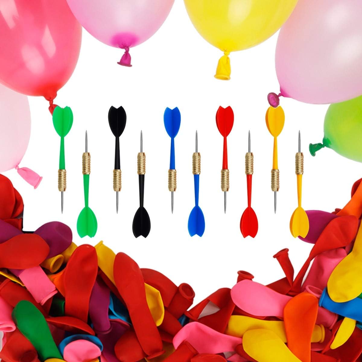 Amazon.com: KETIEE Carnival Games Dart Balloons 500pcs Circus ...
