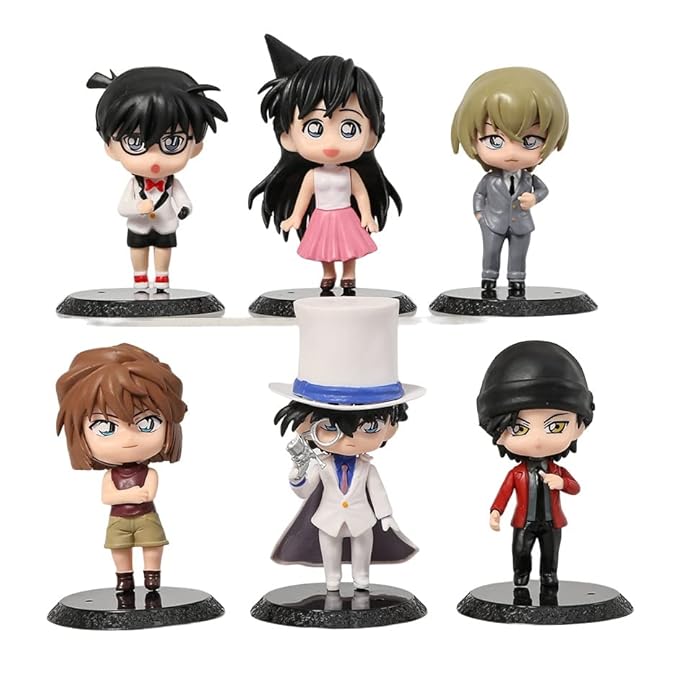 Buy Trunkin | Detective Conan Set of 6 Action Figures | Model B PVC ...