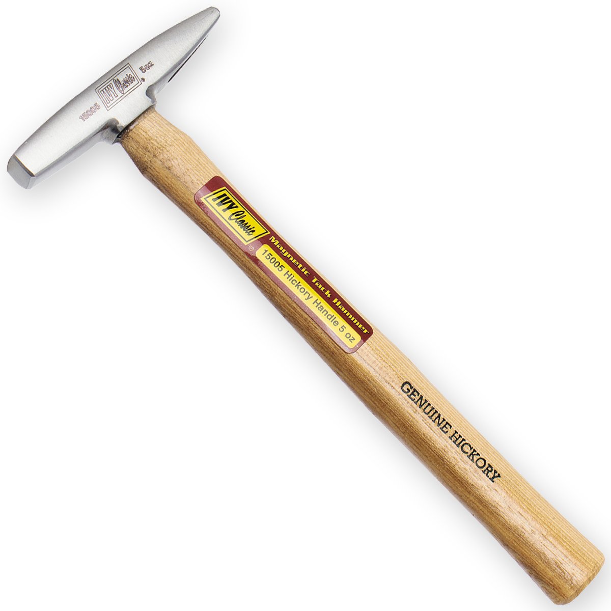 IVY Classic 15005 5 oz. Magnetic Tack Hammer with Contoured Hickory ...