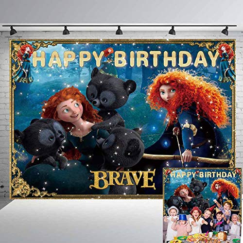 Brave Backdrops Princess Merida Banner Brave Theme Birthday - Want It All