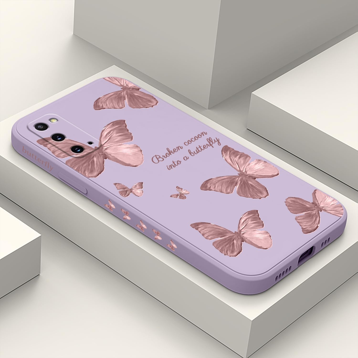 Amazon.com: LEECG Flower Pattern Phone Cover Soft Silicone for Samsung Galaxy S20 Case ...