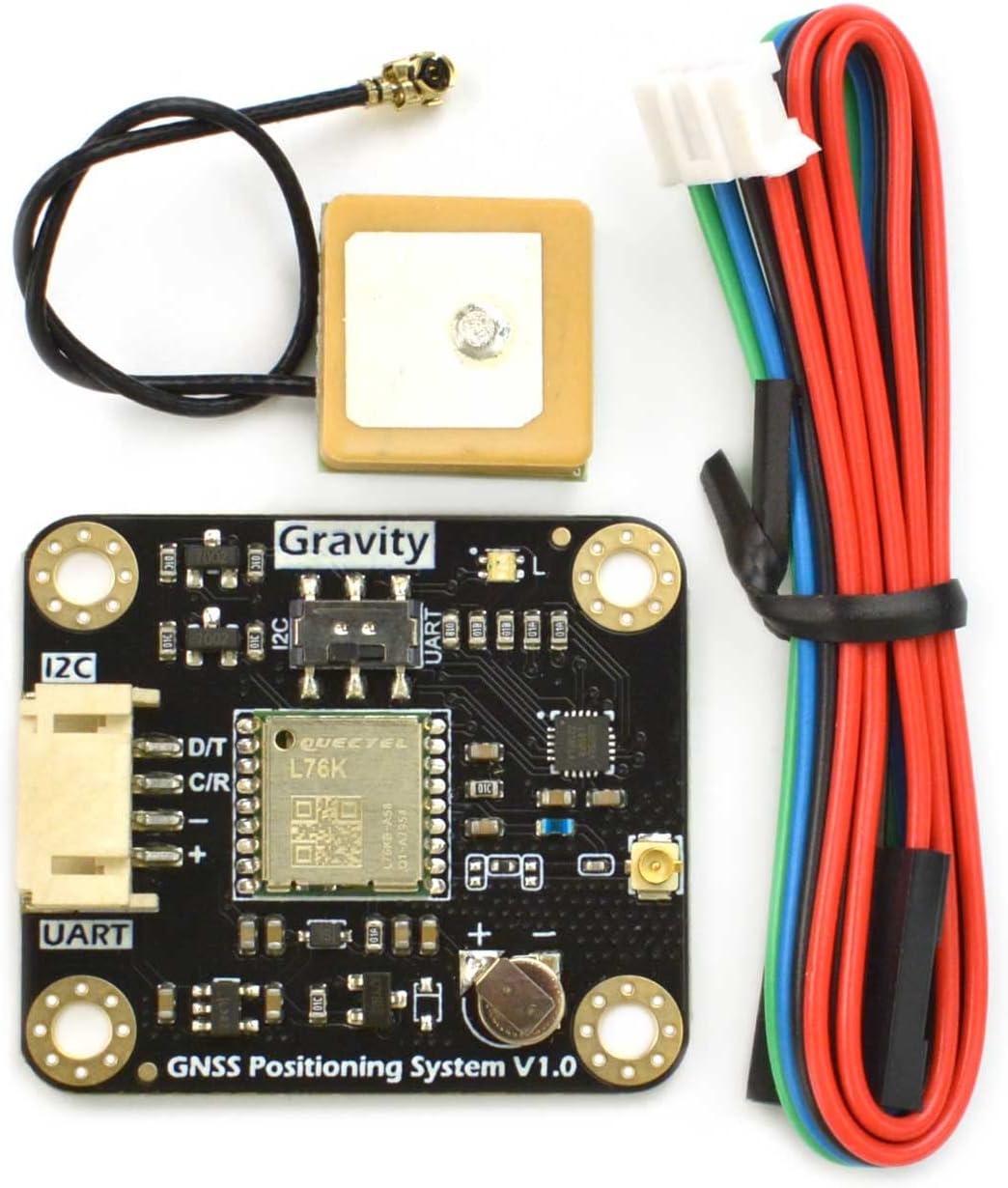 DFROBOT Gravity: GNSS GPS BeiDou Receiver Module - I2C&UART : Amazon.co ...
