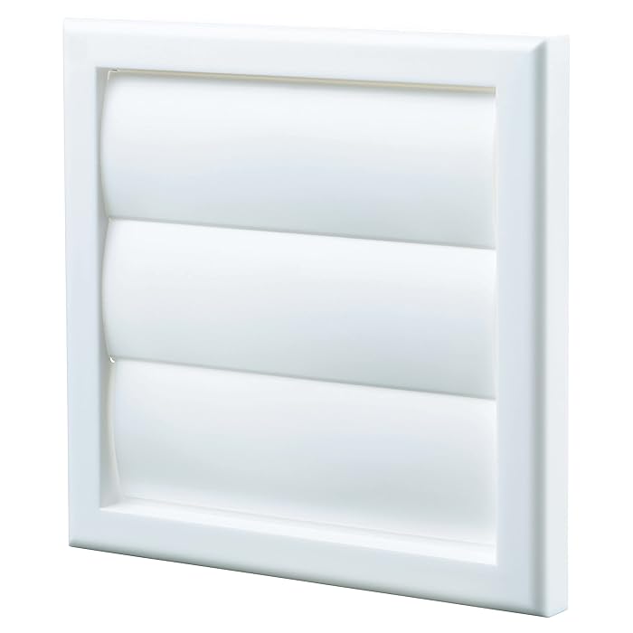 Buy Blauberg White Gravity Grille 125 mm - 5 inch External Ducting Air ...