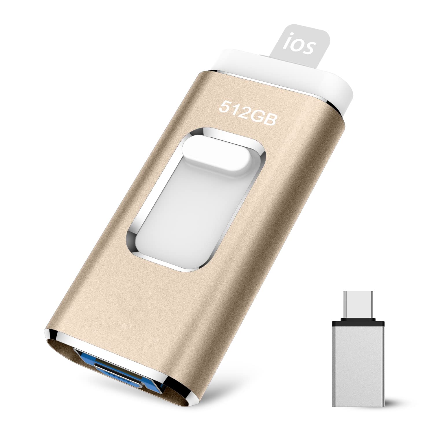 Amazon.com: [4-in-1] Photo Stick for Phone 512GB USB Flash Drive for ...