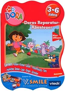 Amazon.com: Vtech 80-092284 V.Smile Educational Game Dora : Toys & Games