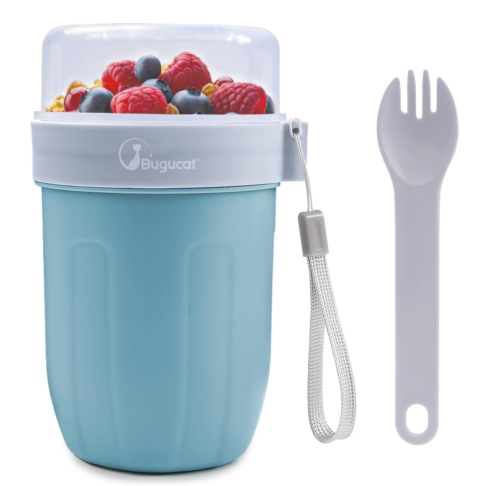 Amazon.com: Bugucat Overnight Oats Containers with Lids,Snackle Box ...