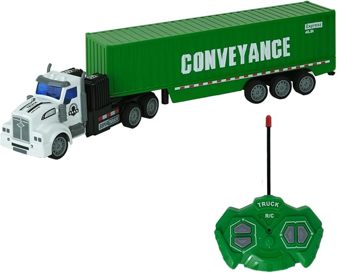 Amazon.com: CALEST Remote Control Semi Truck with Trailer, 14" 1:48 ...