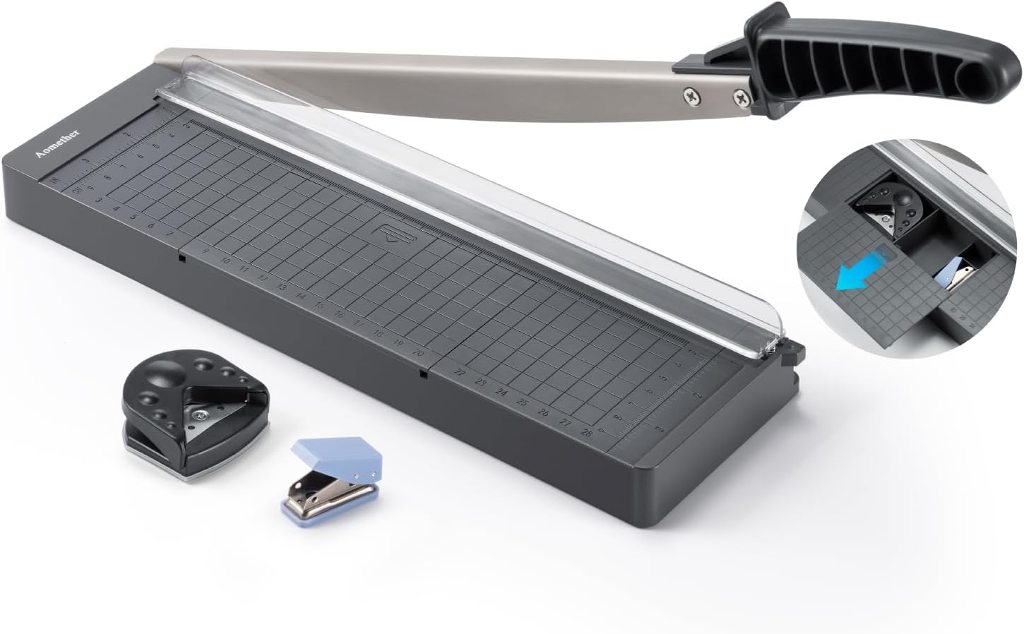 Aomether 12" Guillotine Paper Cutter,Accurate Paper Trimmer Cutting ...