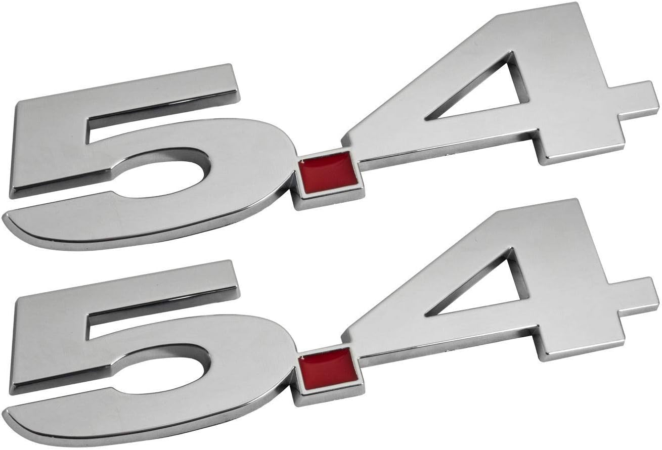 Amazon.com: 5.4 Liter Engine Chrome Emblems - Pair : Automotive