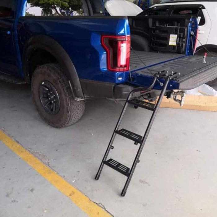 Buy ZWH-box Foldable pickup truck tailgate step ladder bed cargo ...