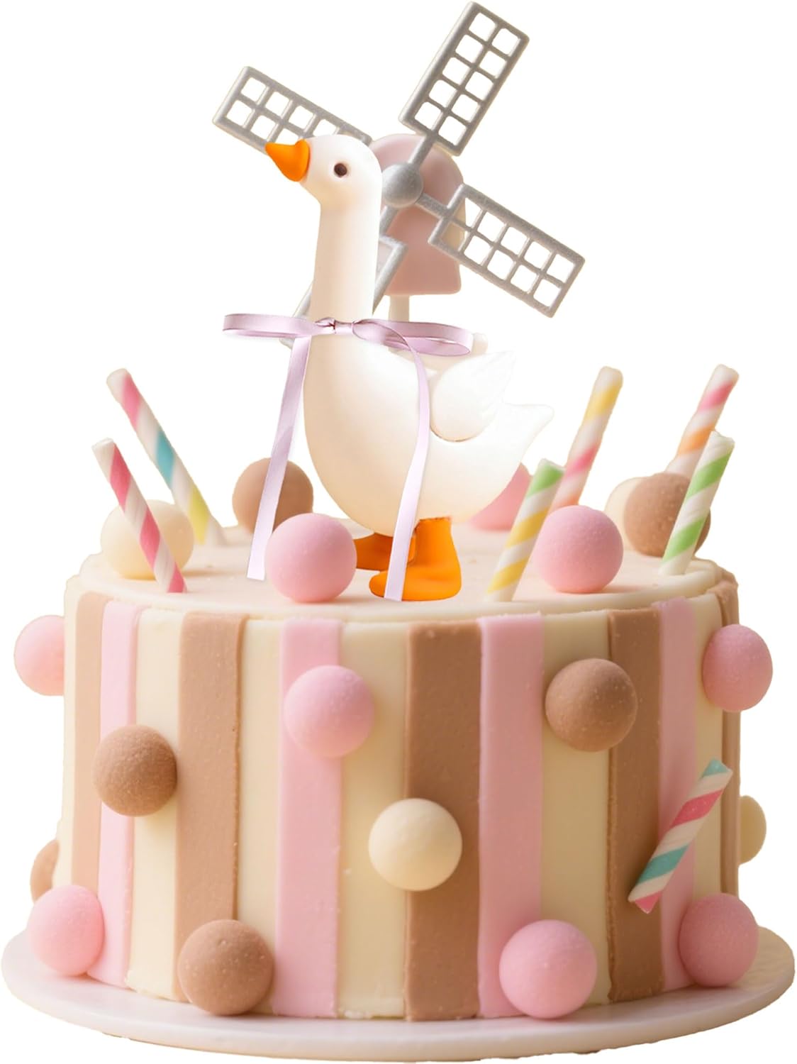 Amazon.com: Silly Goose Birthday Cake Topper Little Goose Cake Toppers ...