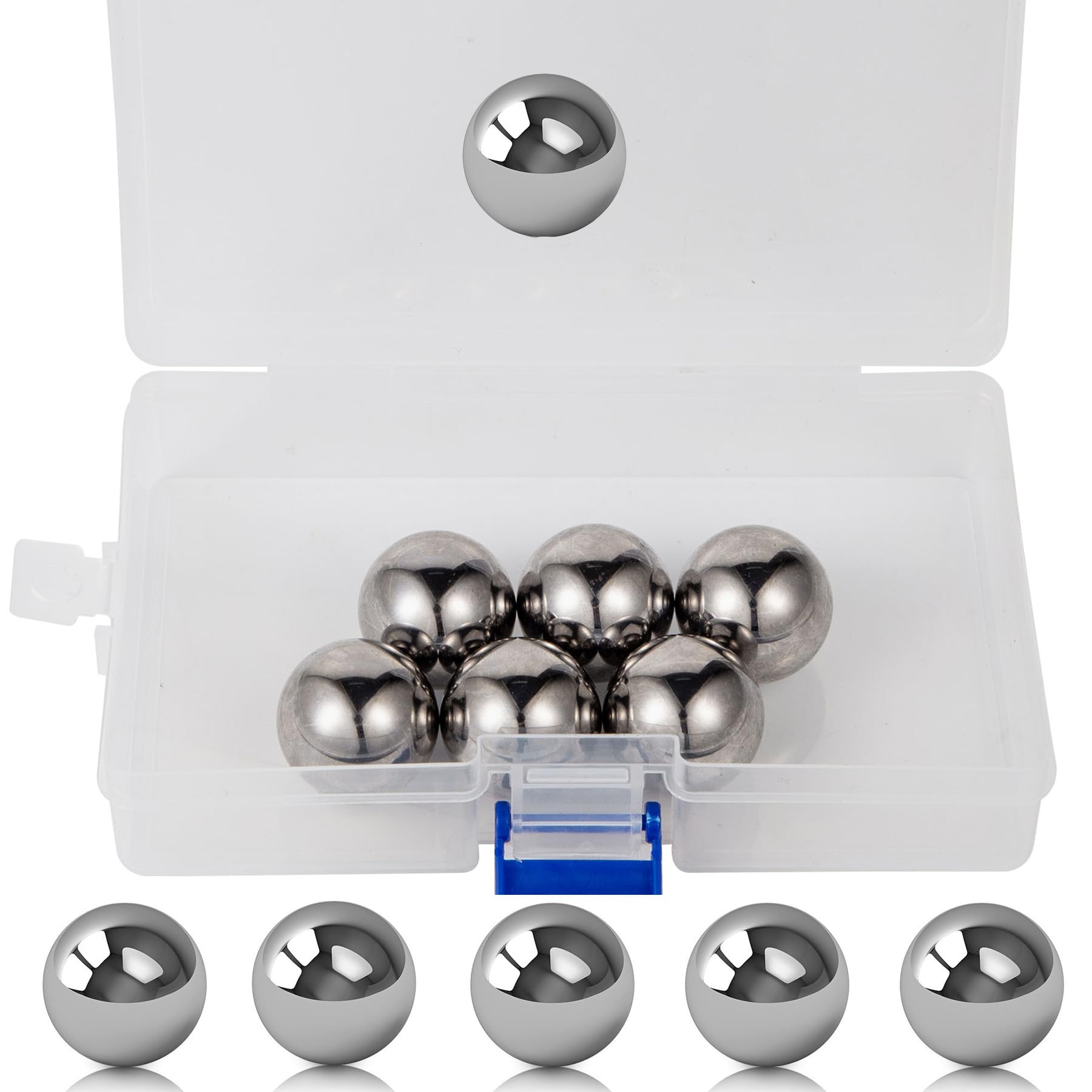 Snapklik.com : 1" Inch 6PCS Precision Chrome Steel Bearing Balls G25
