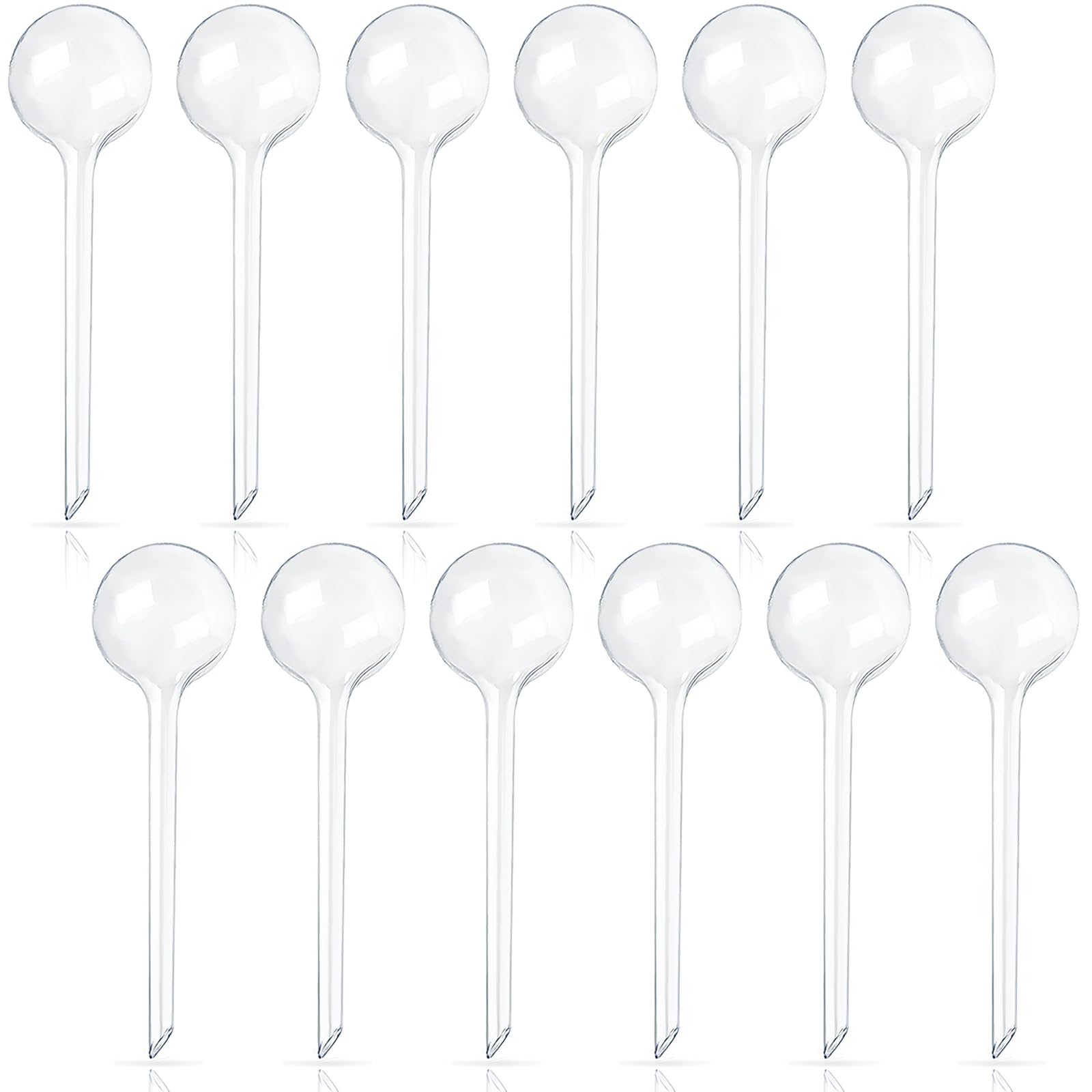 Amazon.com: Pynqdfu 12 Pcs Large Plastic Self-Watering Bulbs,Clear ...