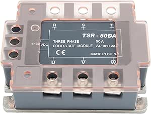 Amazon.com: SSR-3 Phase DA AA DC-AC AC-AC 10A 25A 40A 50A 60A 75A 80A 100A Three Phase SSR Solid ...