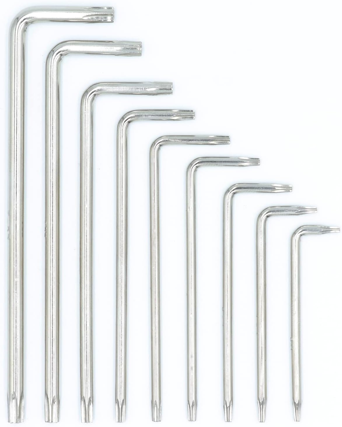 Mini Torx Key Wrench L Key Tamperproof Allen Wrench with T6, T7, T8, T9 ...