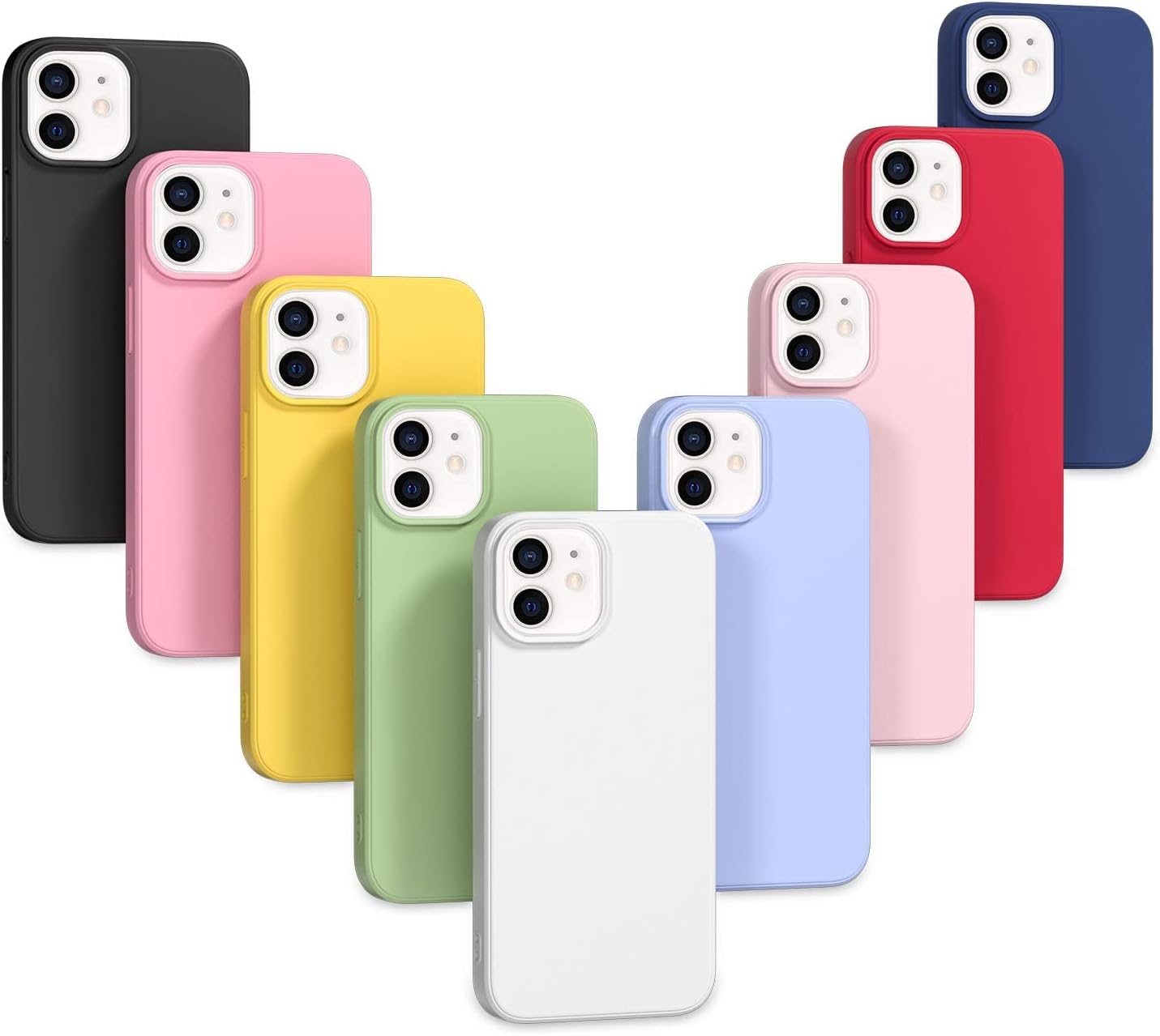 9X Coque pour iPhone 12/iPhone 12 Pro, Étui Housse Ultra Mince Souple ...