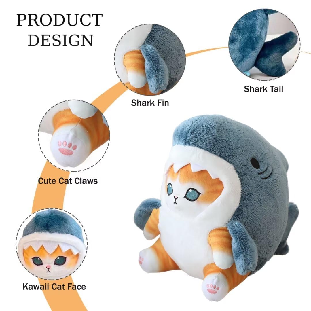 Shark Cat Plush Toy Cat S...B0CF8TRFCF | Encarguelo.com.ve