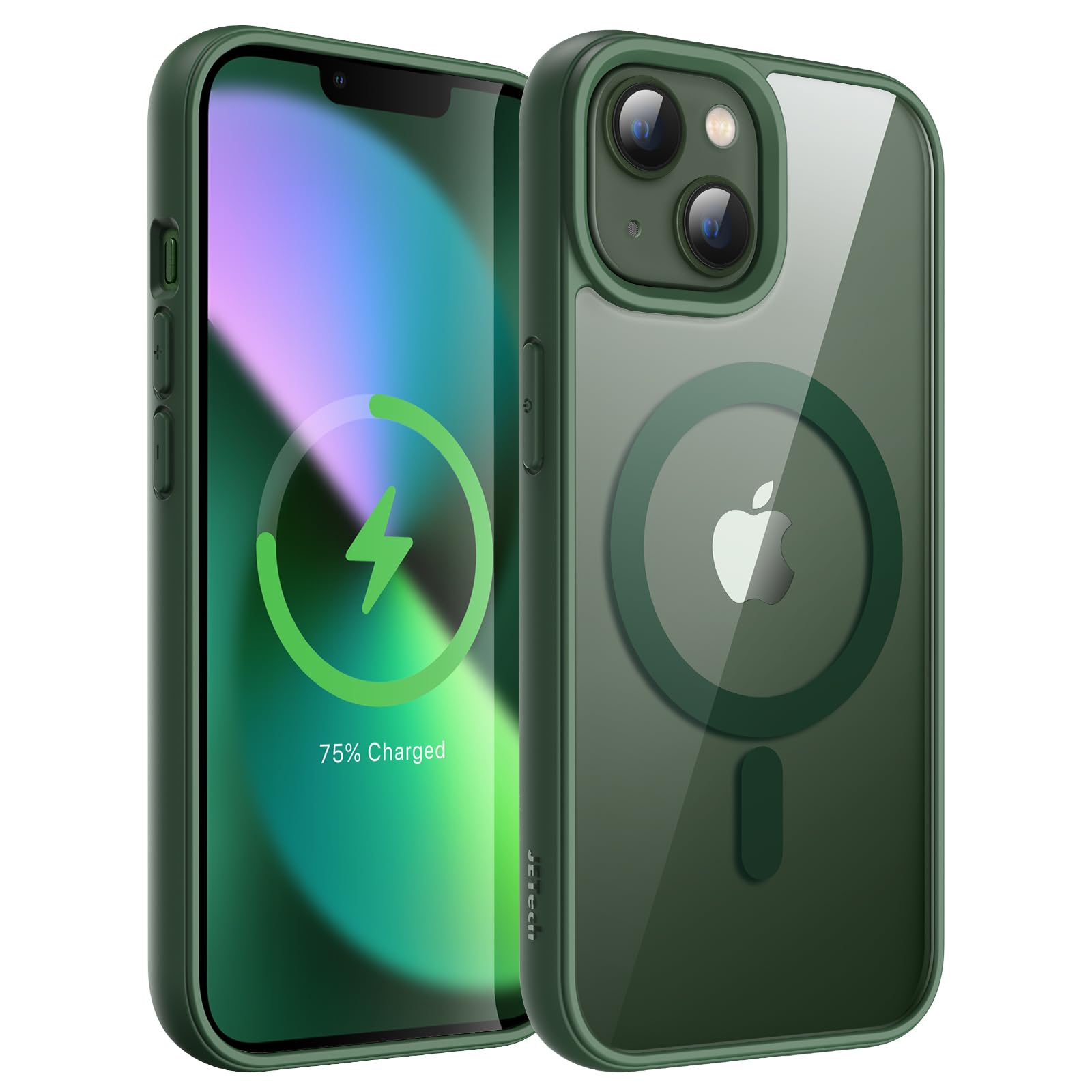 Amazon.com: JETech Magnetic Case for iPhone 13 Mini 5.4-Inch Compatible ...