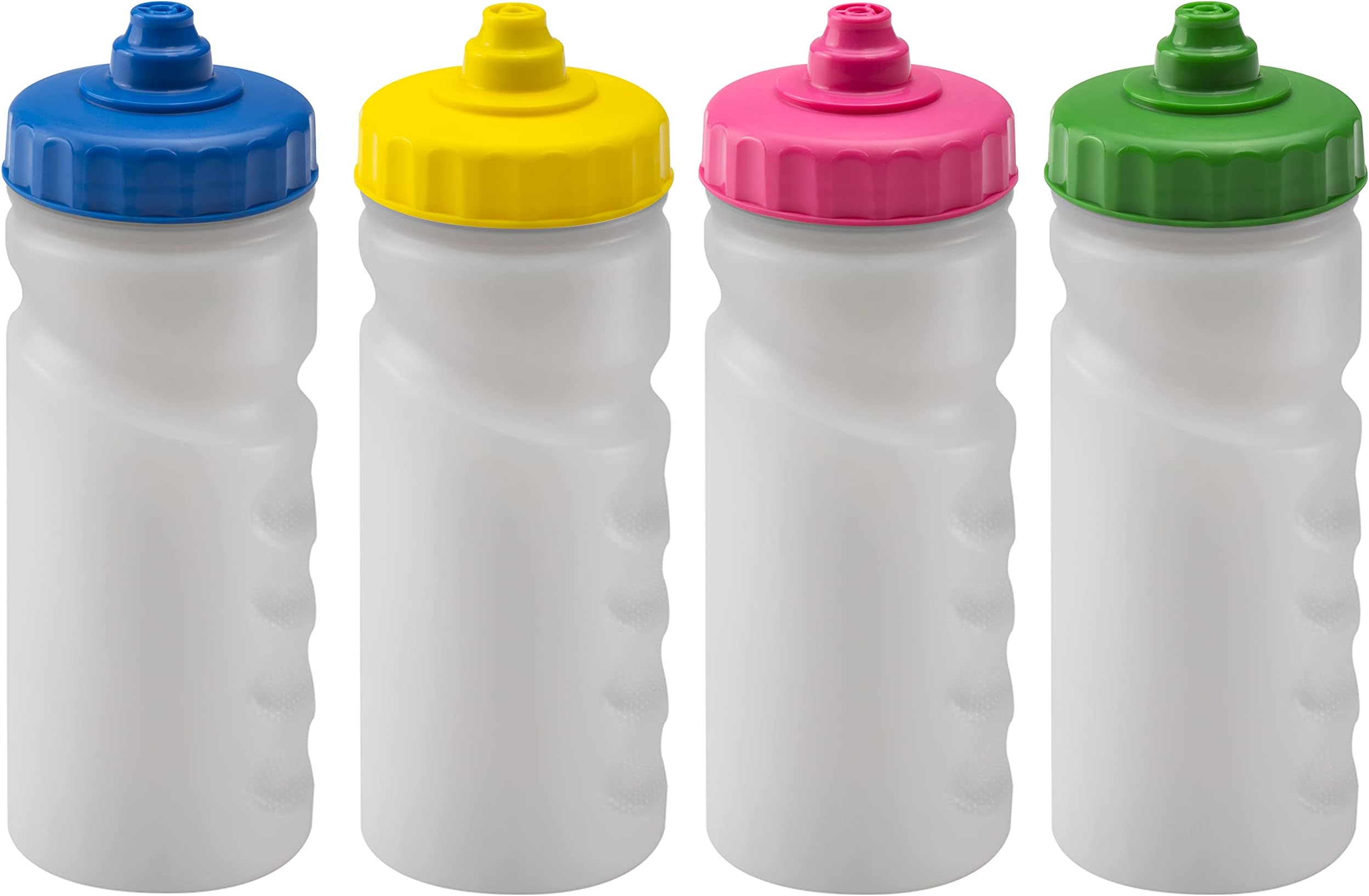 Bulk Kids Water Bottles - (Pack of 12) 18 oz - 7.5 Inch Water Bottle ...