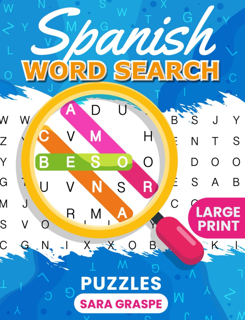 Snapklik.com : Large Print Spanish Word Search Puzzles: 100 Themes