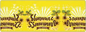 Amazon.com: berbo Yellow Background with Hello Sunshine Large Rubber ...