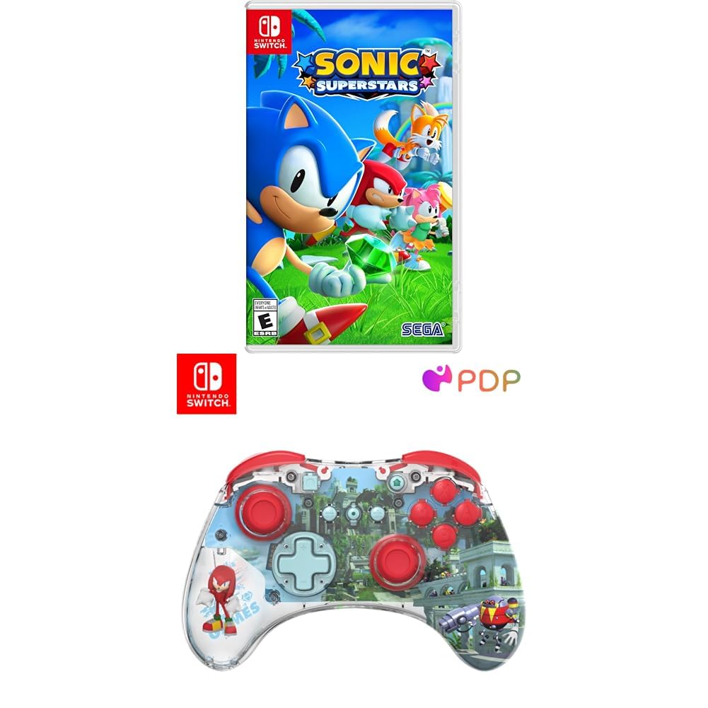 Amazon.com: Sonic Superstars + Knuckles REALMz Wireless Controller ...