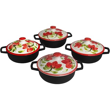 Amazon.com: IMUSA USA 2 Piece Orange Ceramic Interior Caldero Set with ...