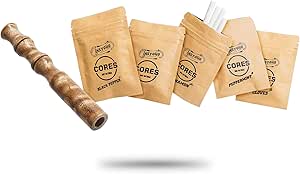 INSYOHO Quit Smoking Wooden Vapour-Less Inhaler with 4 Nicotine-Free ...