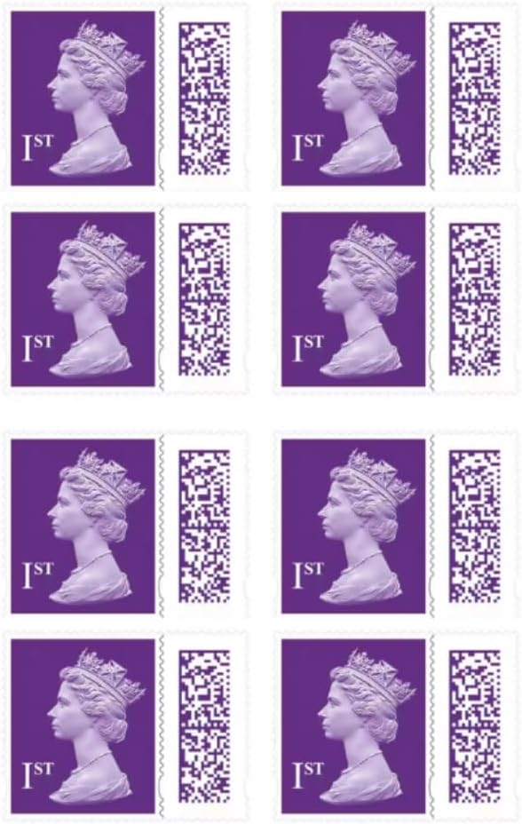 GOVLAX GROUP 1st Class Stamps (8 Pack) - Self Adhesive UK Letter ...