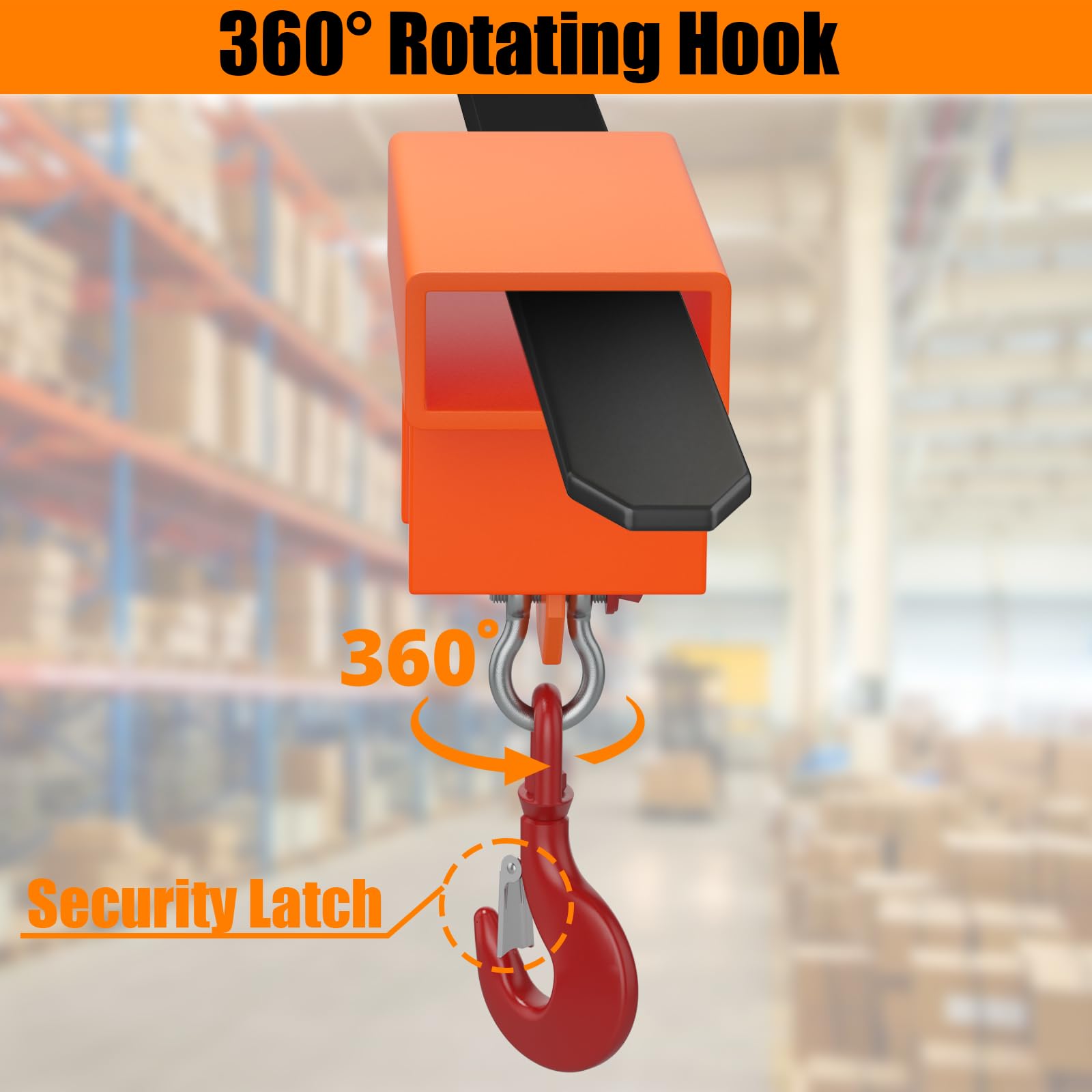 Snapklik.com : Garvee Forklift Lifting Hook Attachment,2200 LBS Capacity Single Mobile Forklift ...