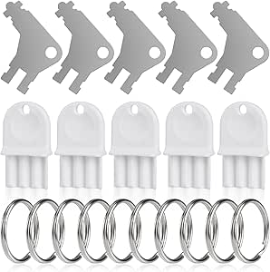 Amazon.com: Paper Towel Dispenser Keys, 10 Pack Toilet Paper Dispenser ...