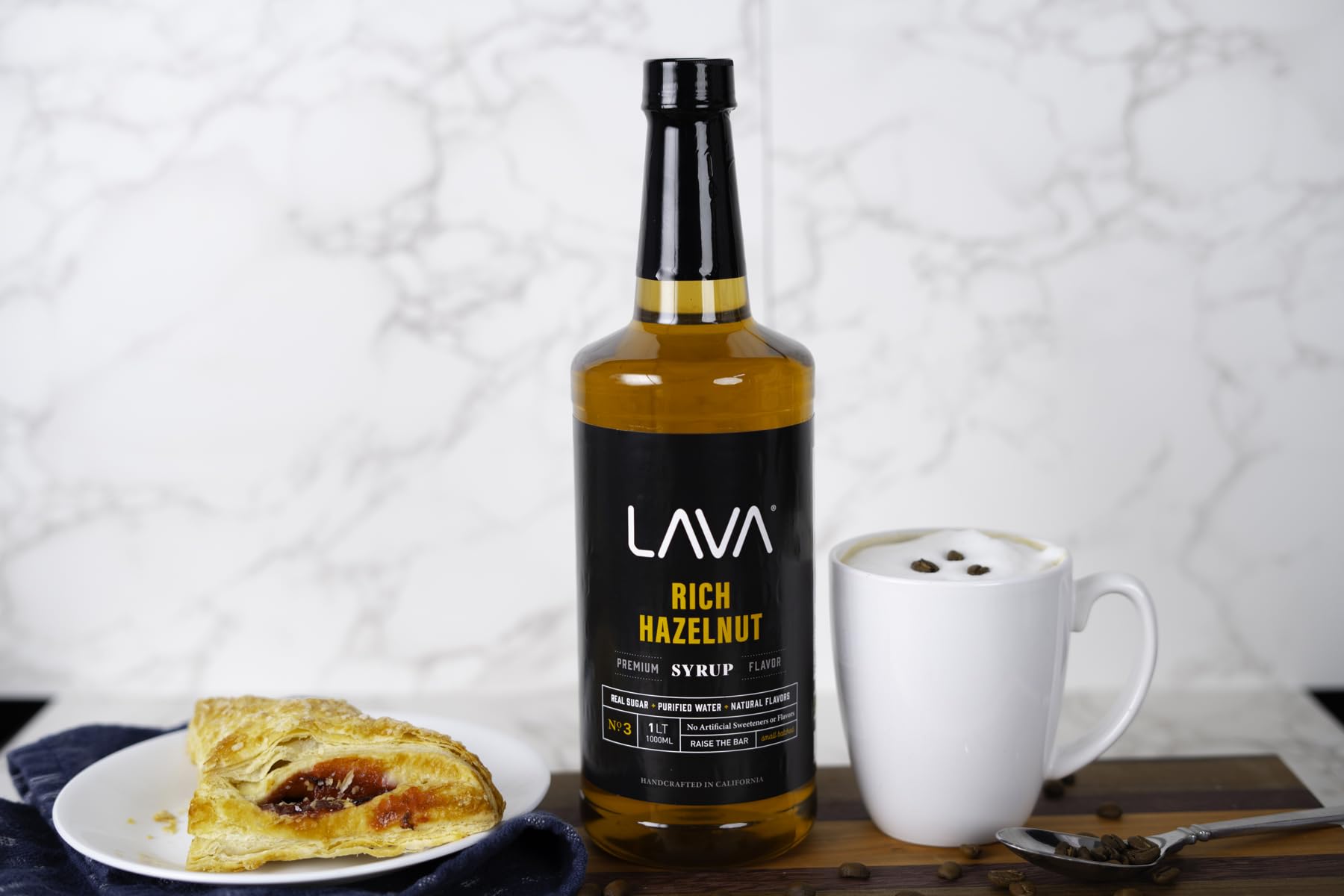 Snapklik.com : LAVA Premium Hazelnut Syrup, Natural Hazelnut Coffee ...