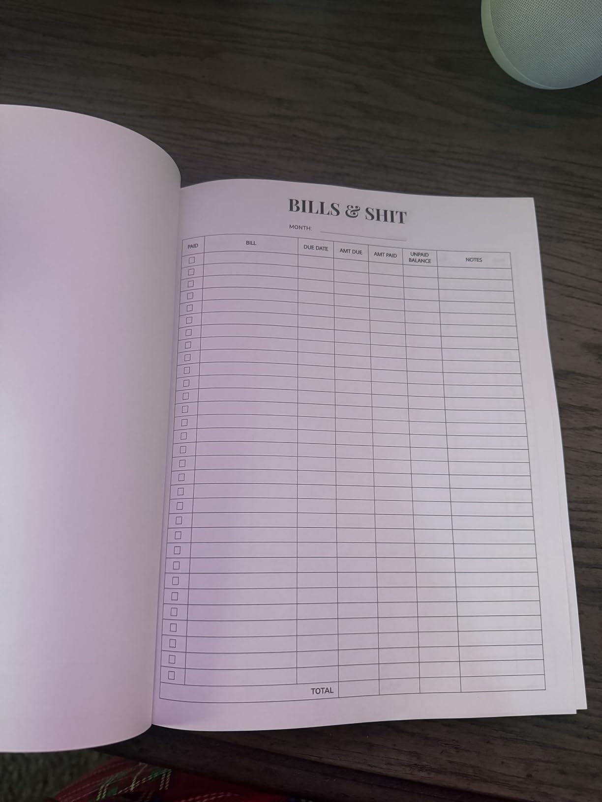 Amazon.com: Bill Payment Tracker: Monthly Bill Planner and Organizer ...