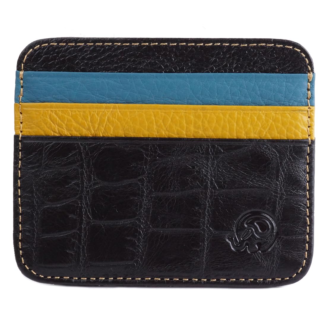 Amazon | prendre カードケース カラフル ツートン シンプル 薄型 スリム 軽量 PUレザー 6枚収納 幅広 カード入れ メンズ ユニセックス 小さい ギフト プレゼント 父の ...