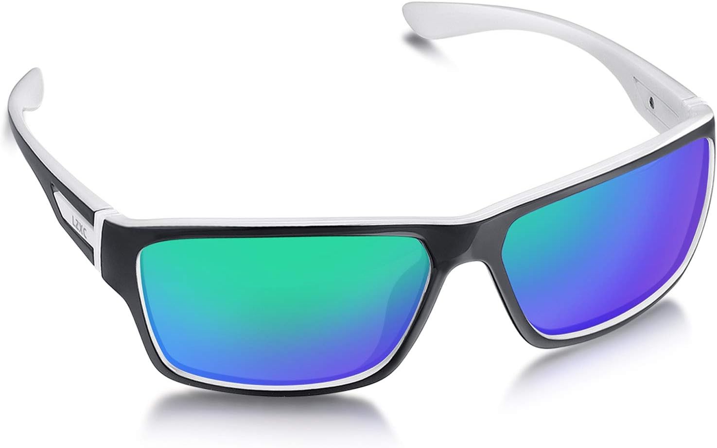 LZXC Men's Sports Polarized Sunglasses with Ultra Light Frame UV400 ...