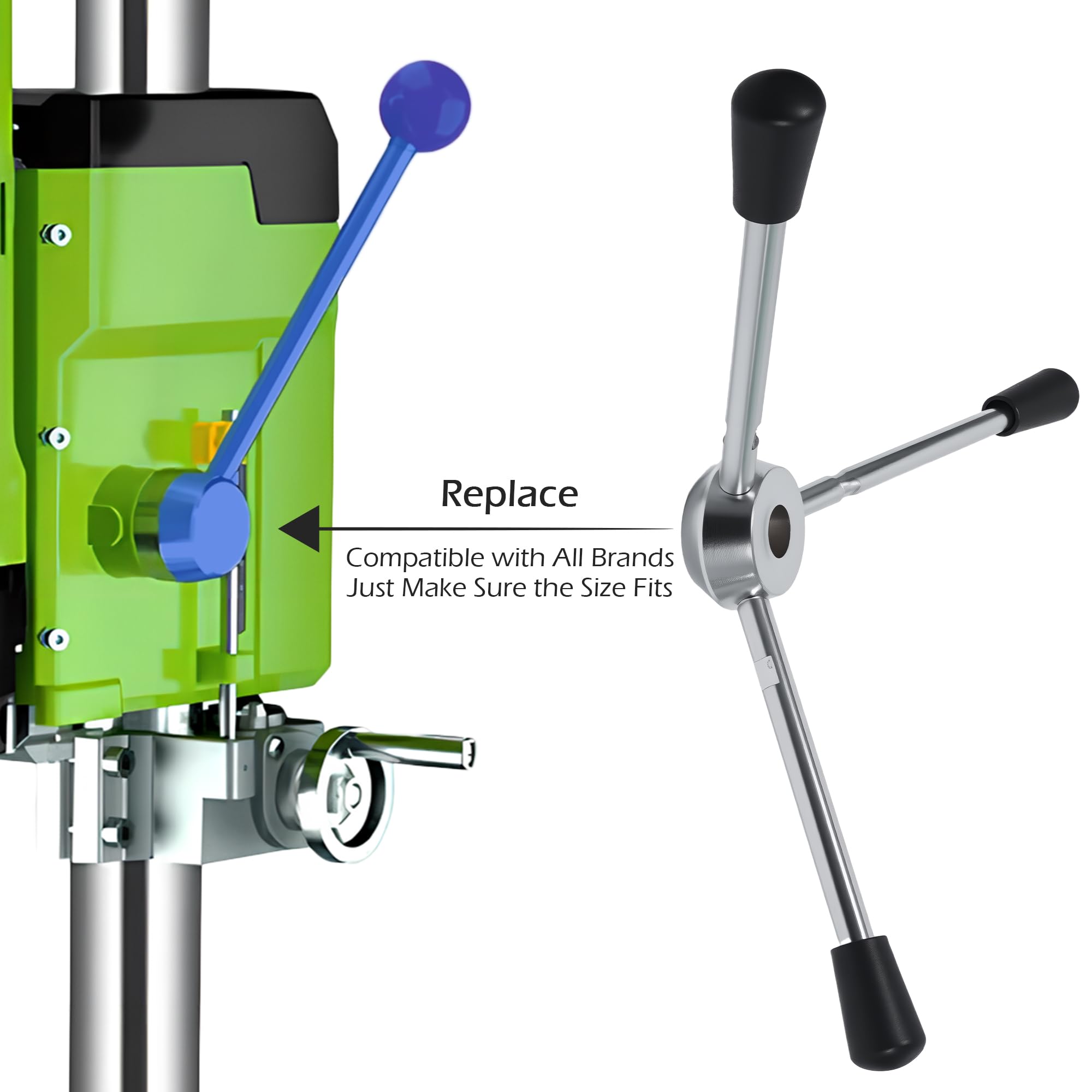 Drill Press Rack Mefape Drill Press Machines Parts, Bench Drill Handle ...