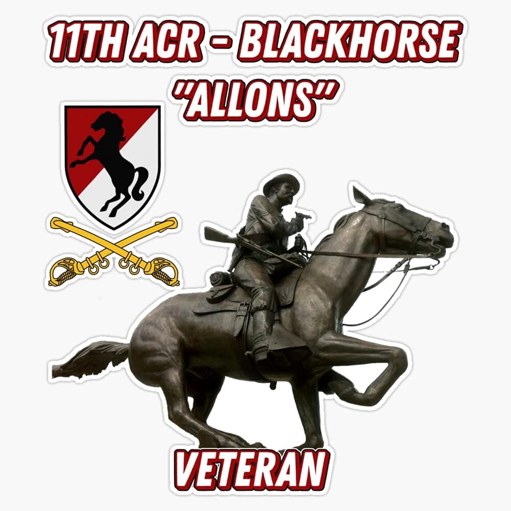 Amazon.com: U.S. Army 11th ACR (Armored Cavalry Regiment) Vinyl Decal ...